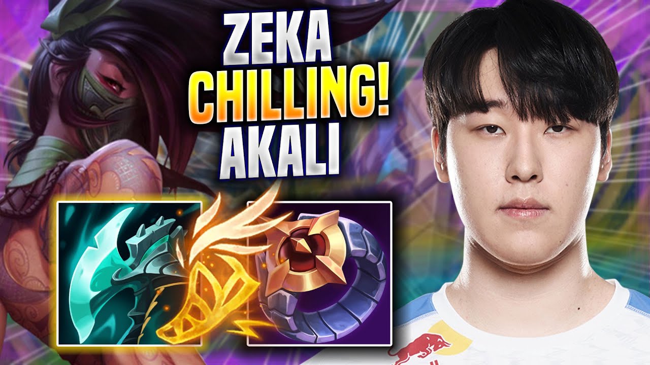 ZEKA CHILLING WITH AKALI! - DRX Zeka Plays Akali MID vs Syndra ...