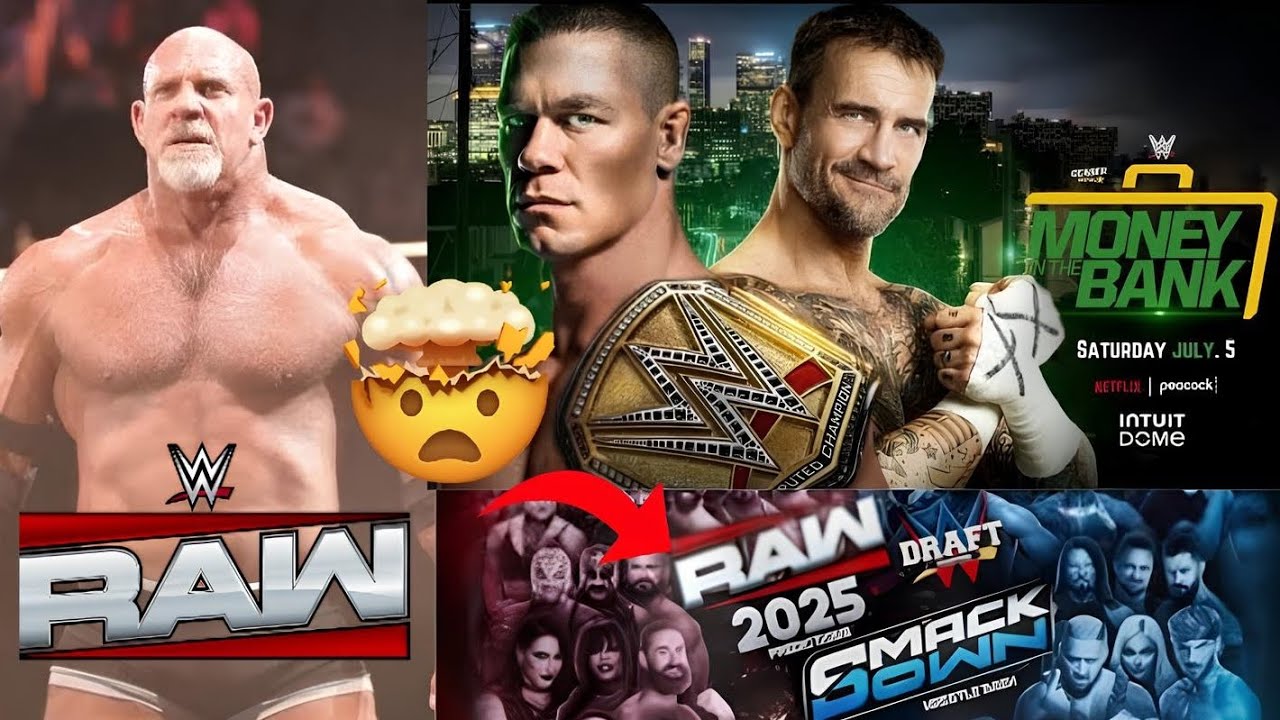 John Cena vs CM Punk At MITB!?🤯| Goldberg Returning At Raw🔥| AJ Styles ...
