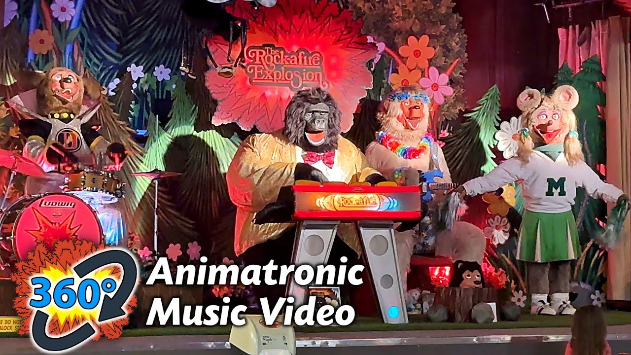 Watch A Full Rock-afire Explosion Show in 360 Degree VR! - YouTube