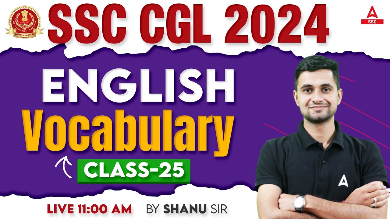 SSC CGL 2024 | SSC CGL English Classes By Shanu Rawat | Vocabulary For ...