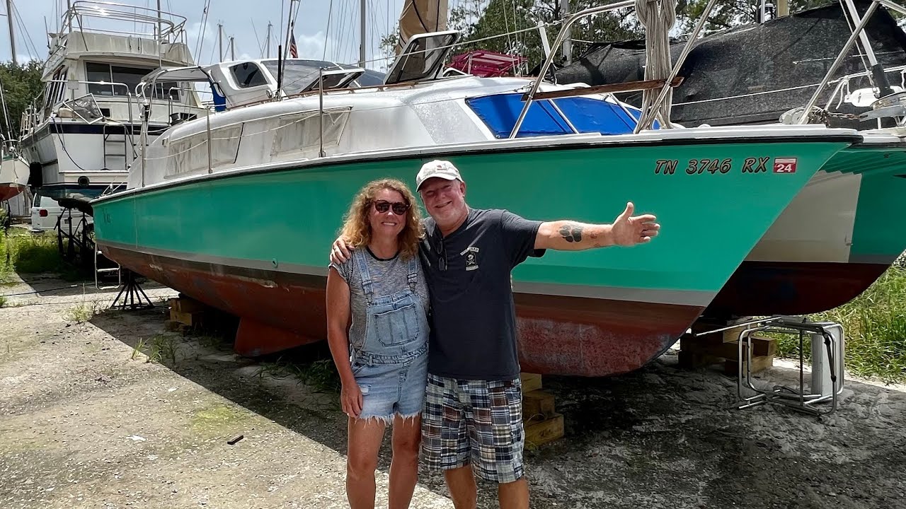 Our new boat! Gemini 30’ catamaran - YouTube