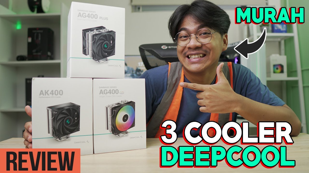 Test 3 CPU Cooler Baru Deepcool AK400, AG400 LED & AG400 PLUS Pakai I9 ...