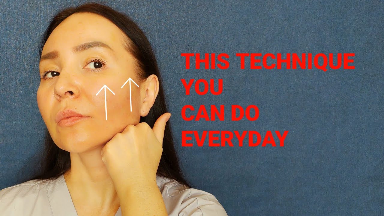 This Massage Technique To Fix Droopy Cheeks And The Facial Oval Youtube