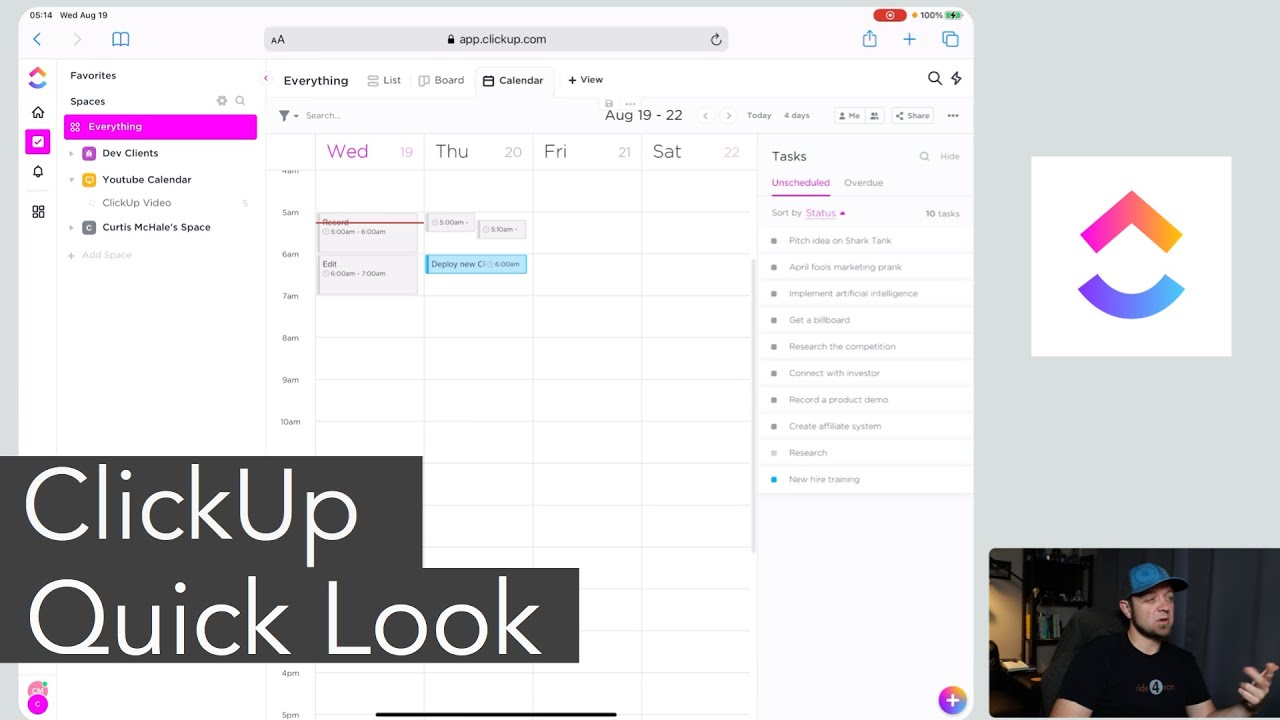 ClickUp Setup and First Impressions - YouTube
