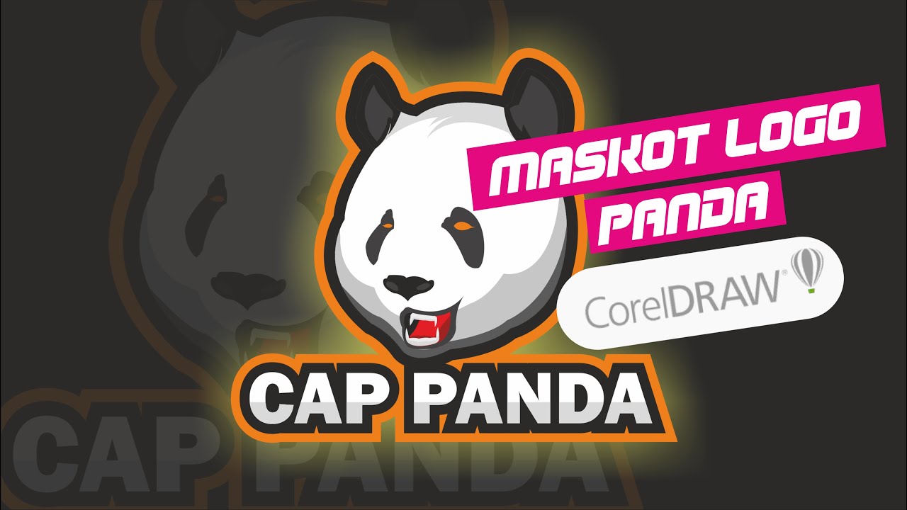 Easy way to make Panda Logo Mascot !? in Corel Draw, Cara mudah buat ...