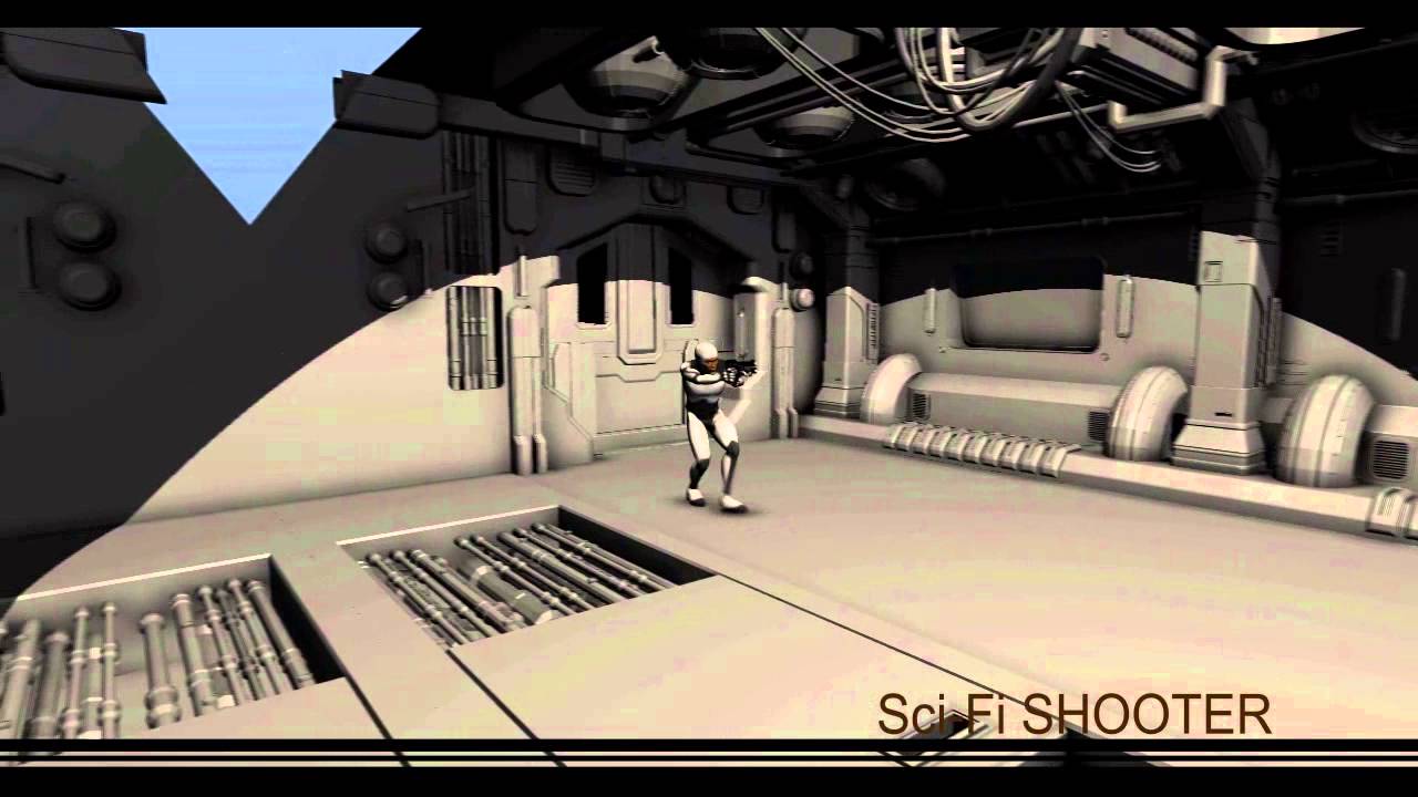 SciFi Shooter game Animation pack - McAnimation - YouTube