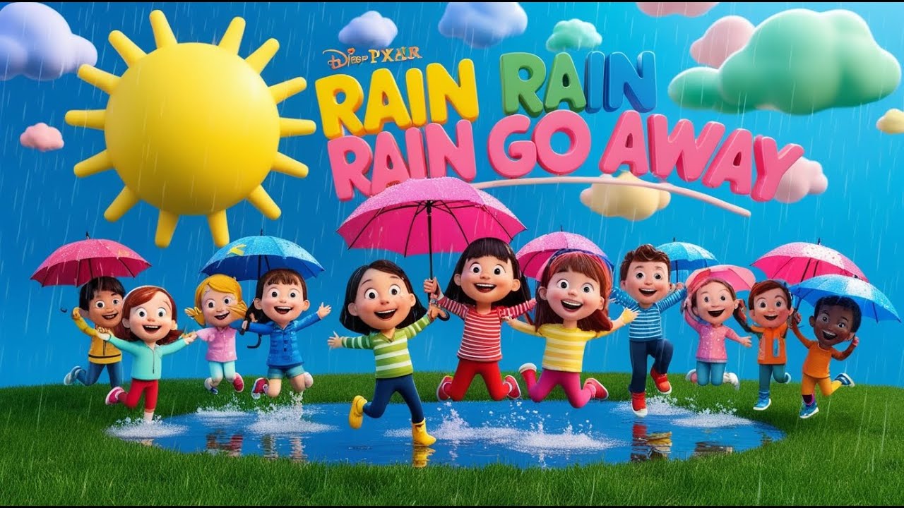RAIN RAIN GO AWAY|POEM FOR KIDS AND TODDLERS|WITH LYRICS| - YouTube