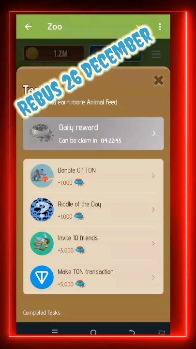 Riddle Of The Day Zoo 25 December | Zoo Riddle Of The Day 25 December | Riddle Of The Day Code ...