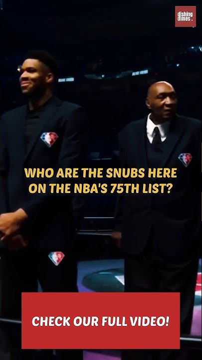 Who got snubbed?? Full video on our account 🔥 #nba #nba75 #kobebryant - YouTube