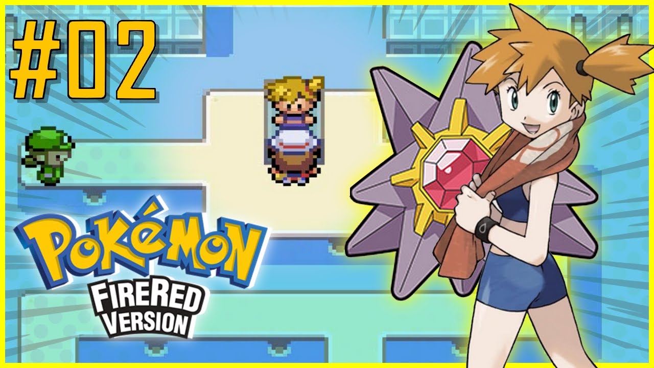 #02 Pokémon Vérsion Fire Red (GYM Misty Badge) Gameboy Advance ...