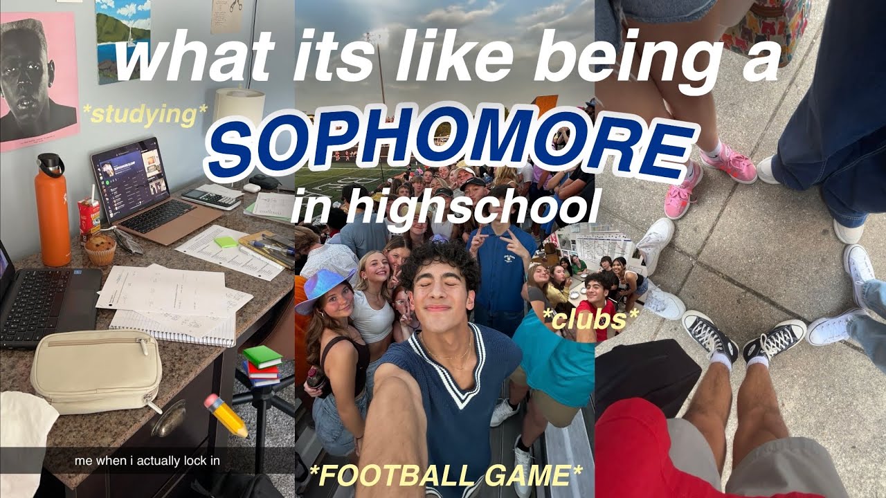 WHAT ITS LIKE BEING A SOPHOMORE IN HIGHSCHOOL | school vlog - YouTube