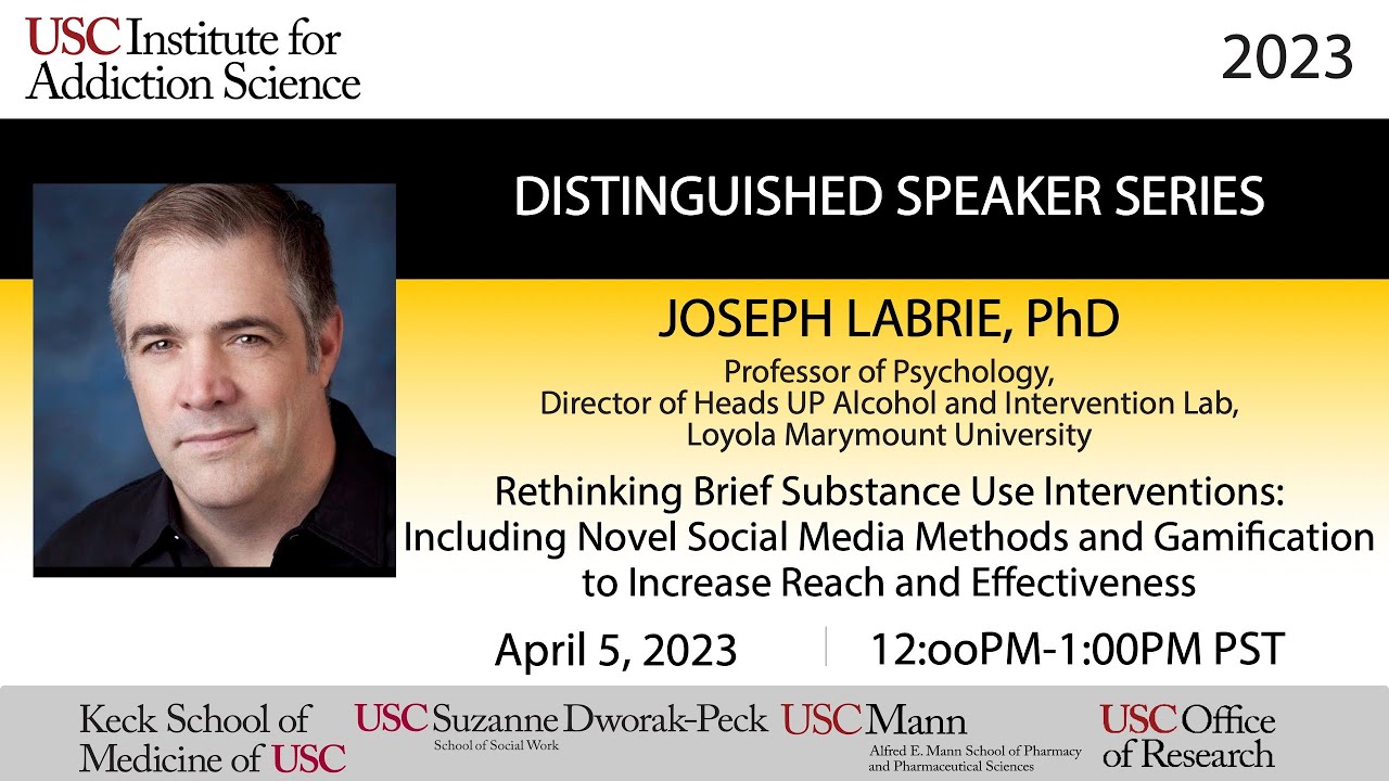 IAS Distinguished Speaker Series - Joseph LaBrie, PhD - April 5, 2023 ...
