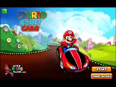 Mario Crazy Cars Game - YouTube