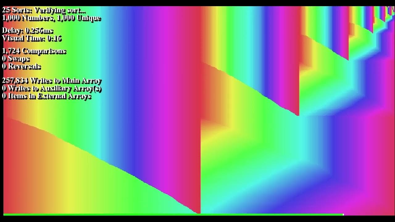 25 Sorting Algorithms - Data Trace - YouTube