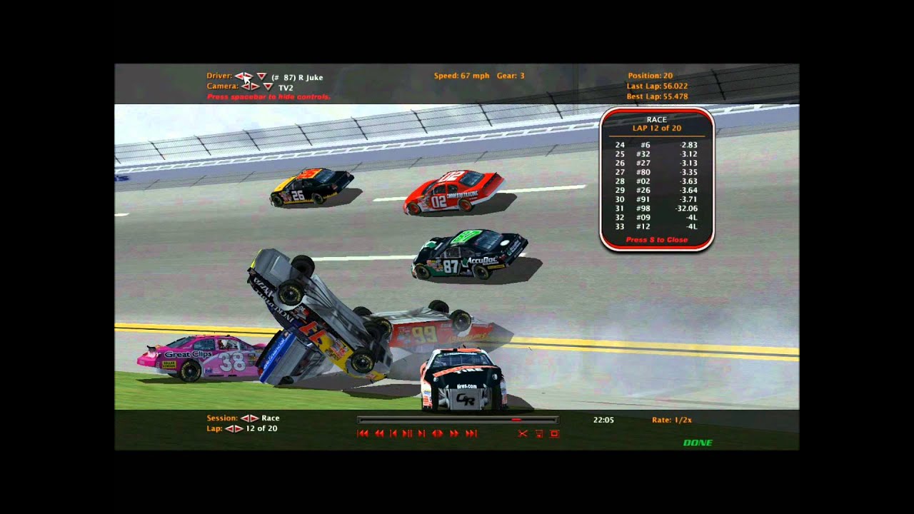 PORWC In The Zone Autozone Nationwide Series race 9 at Talladega The ...