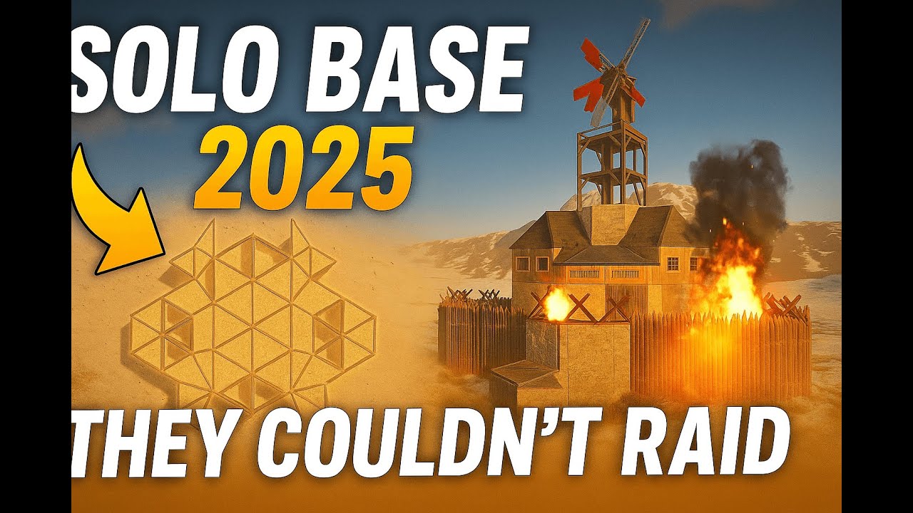 🔥 Solo Base They Couldn’t Raid – Double Bunker + Floor Stack | Rust ...