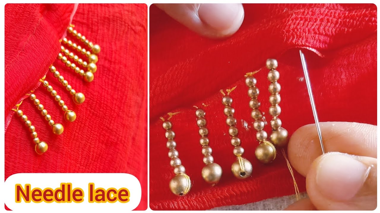 Learn Simple Needle Lace Design|Border|Hand Embroidery |# ...