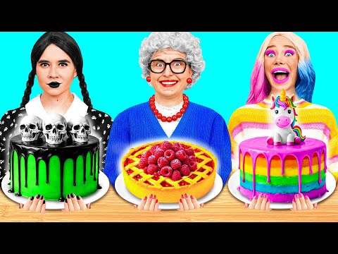 Wednesday vs Büyükanne Yemek Yapma Mücadelesi | Pişirme Savaşını Kim Kazanır