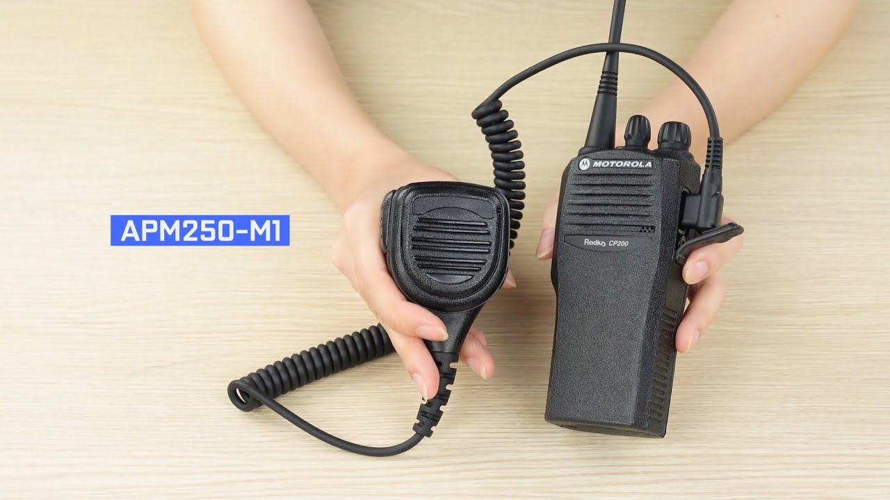 Unboxing ArrowMax APM250-M1 IP56 Waterproof Shoulder Speaker Microphone ...