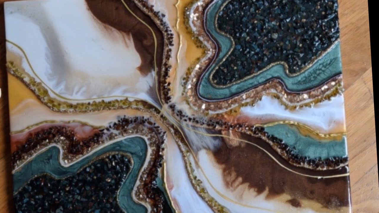 9. Large Resin Geode HOW TO // Time lapse - YouTube