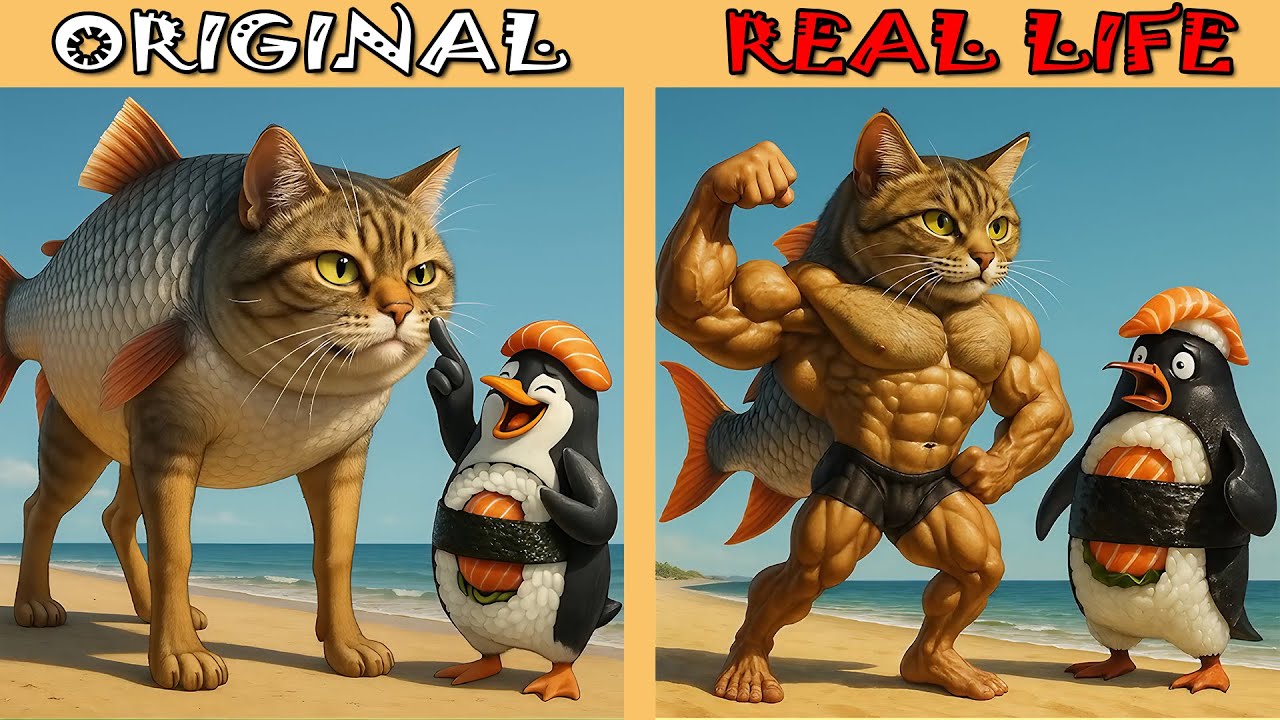 Brainrots memes when they become Strong | Brainrot Original vs Real ...
