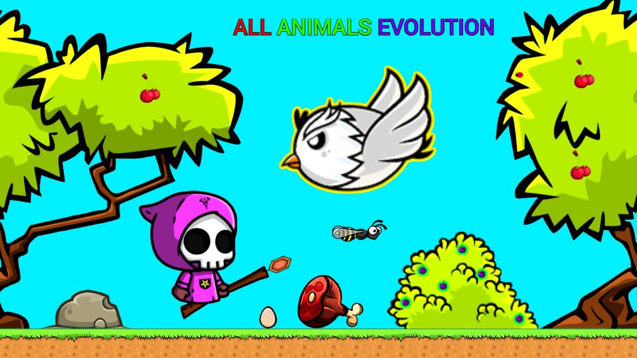 All Animals Evolution With Legendary Wizard Reaper (EvoWorld.io) - YouTube