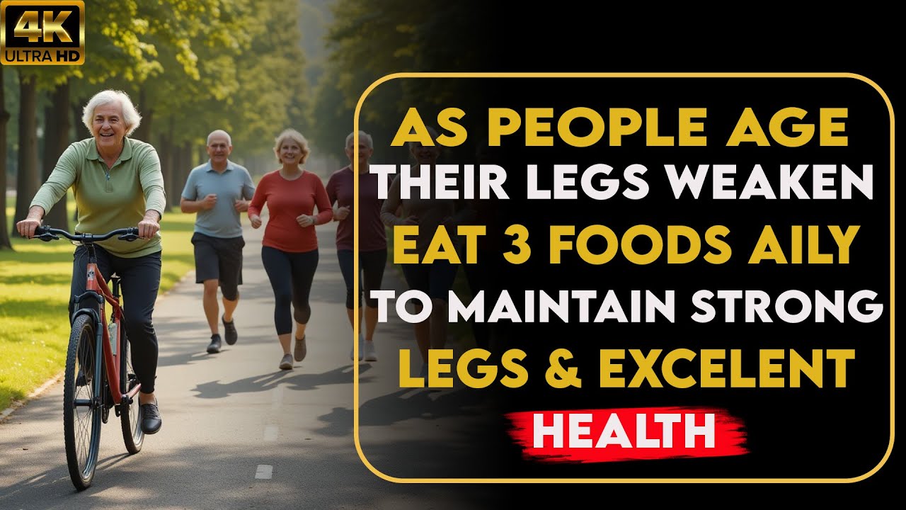 WARNING: Your Legs Fade First! Seniors MUST Eat These 3 Foods to Keep ...