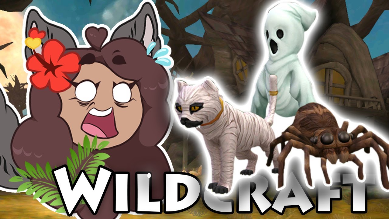 Trapped in a HAUNTED Mansion?! 🦊 WildCraft: Halloween Update!! - YouTube