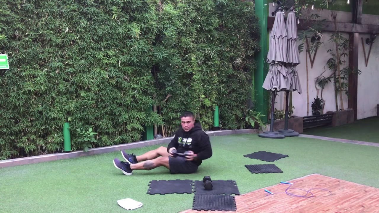 Chop sit-up - YouTube