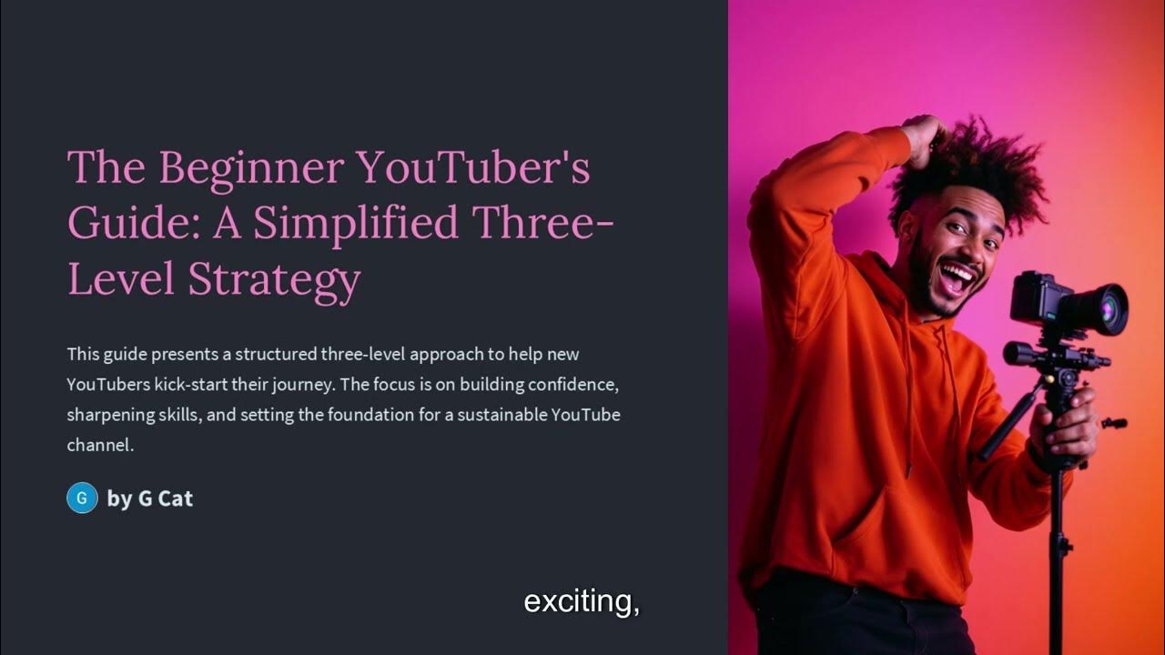 The Beginner YouTuber's Guide A Simplified Three Level Strategy 2025 ...