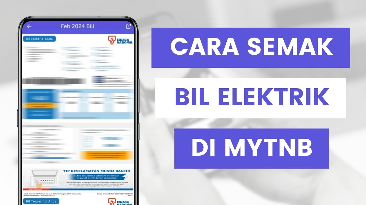 Cara Semak Bil TNB Secara Online Melalui Aplikasi myTNB Untuk Dicetak ...