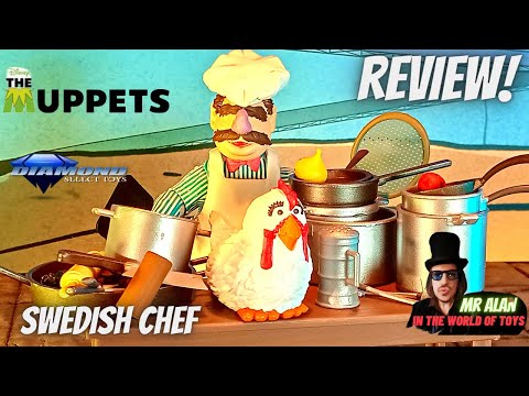 The Muppets Swedish Chef Figure Review! Diamond Select Toys - YouTube