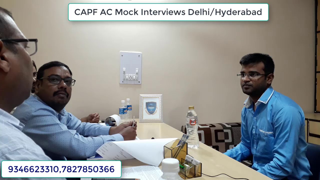 CAPF AC Mock Interview #2 #ARUN DUTT - YouTube