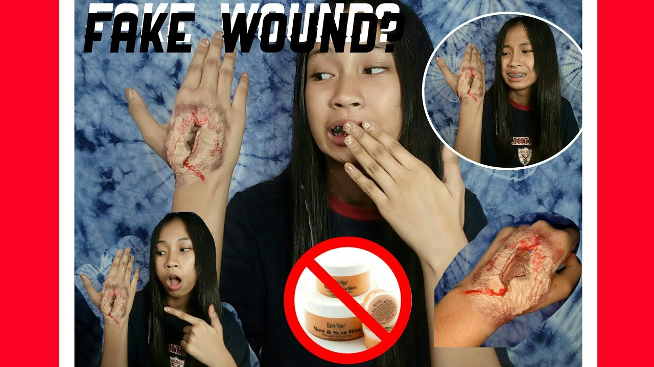 Tutorial How to make your own Fake Wound || Jenina K. || - YouTube