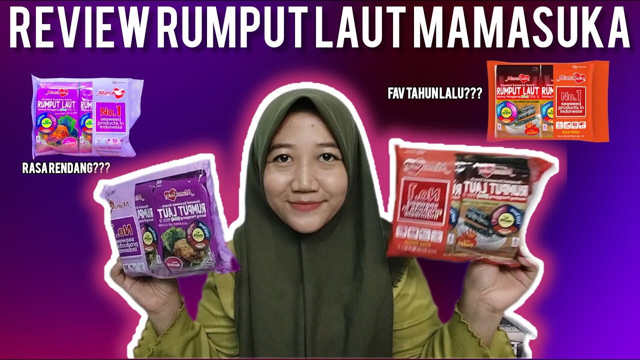 REVIEW RUMPUT LAUT MAMASUKA VARIAN TERBARU || MAMASUKA RASA RENDANG ...