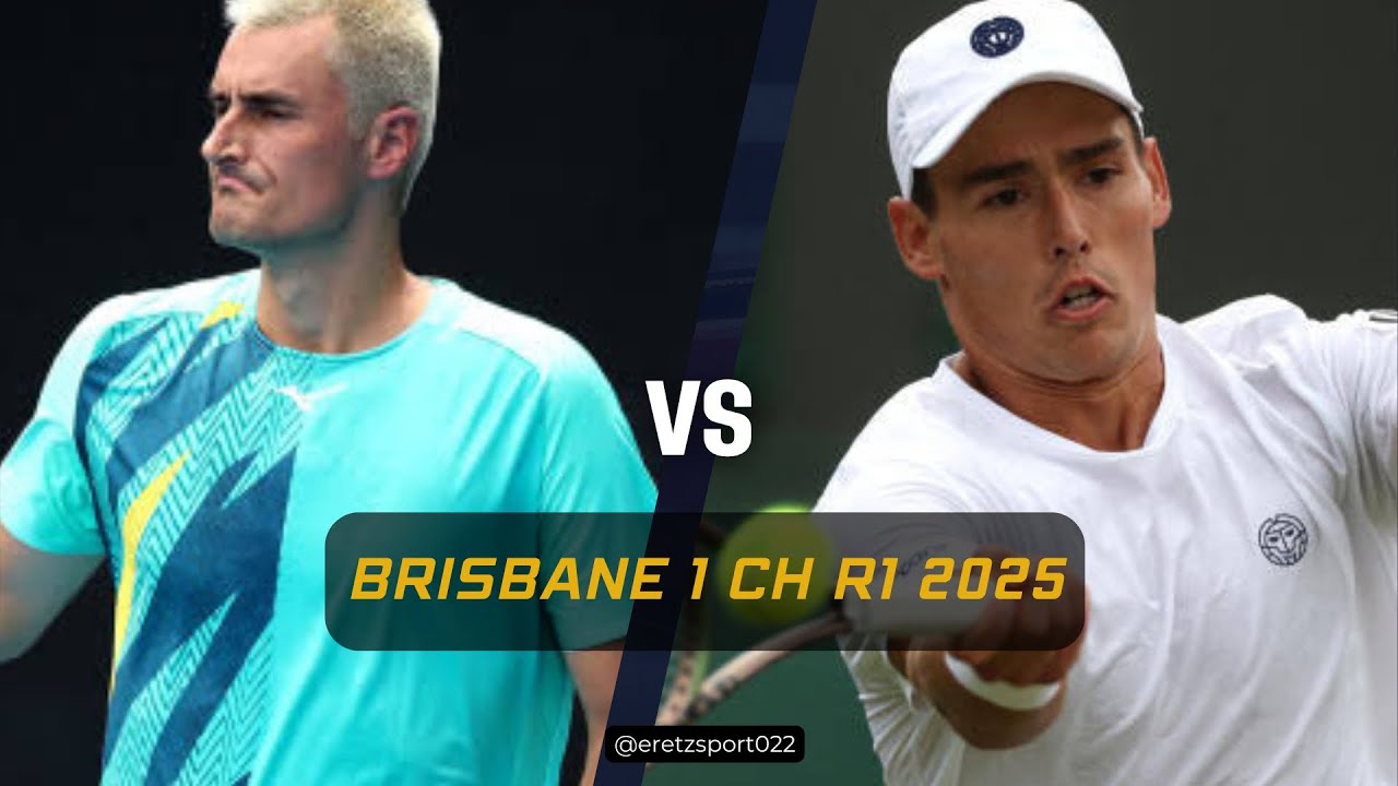 Brisbane 1 Challenger 2025 R1: Bernard Tomic [8] vs. Charles Broom ...