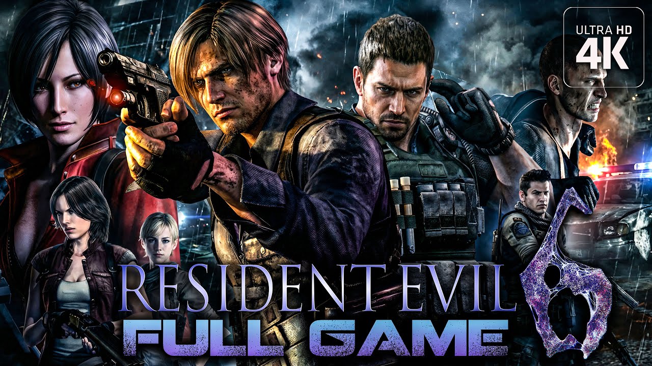 Resident Evil 6｜Full Game Playthrough｜4K - YouTube