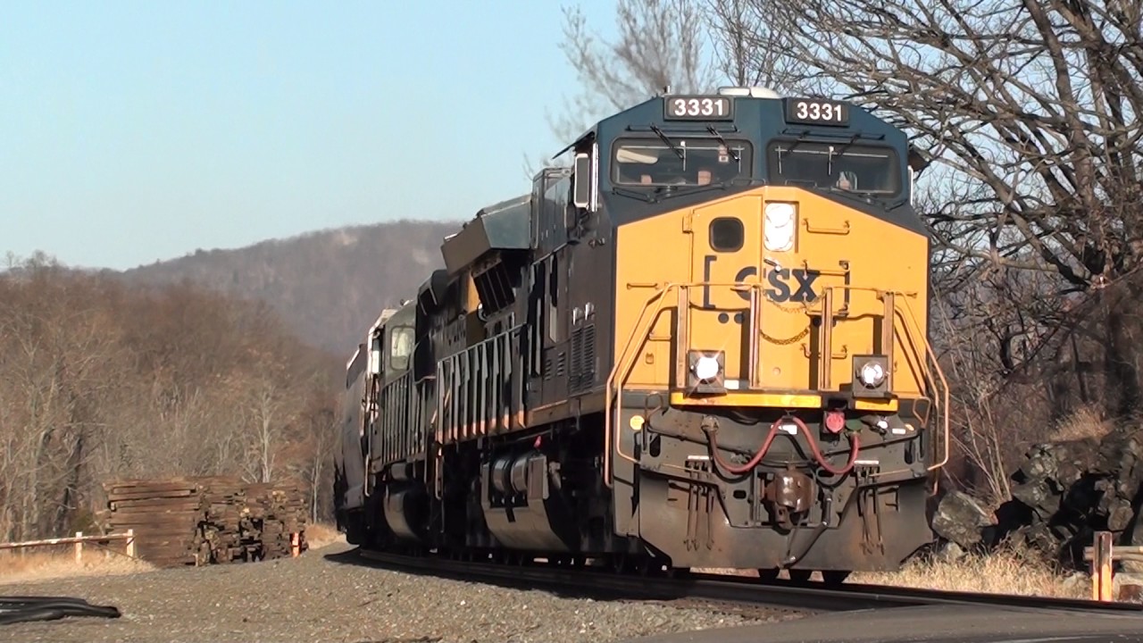 CSX 3331 8880 SB Ethanol Auto 41 CSX River Subdivision - YouTube