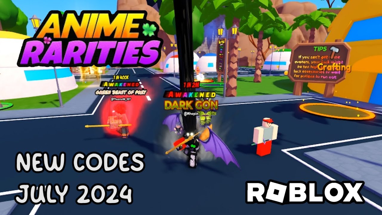 Roblox Anime Rarities New Codes July 2024 - YouTube