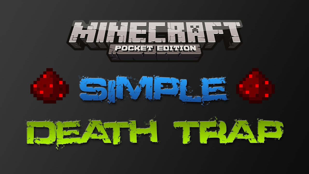 Simple Death Trap - Minecraft Pocket Edition - YouTube