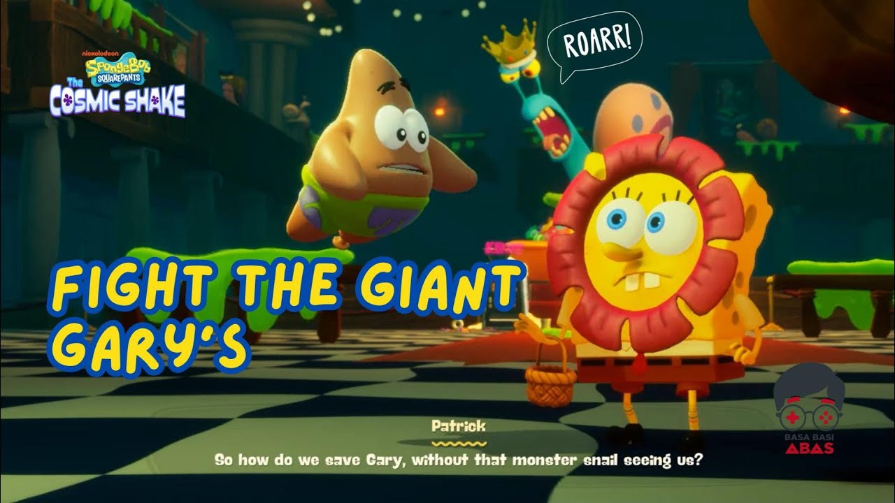 SpongeBob Squarepants The Cosmic Shake: Fight Giant Gary's Boss and ...