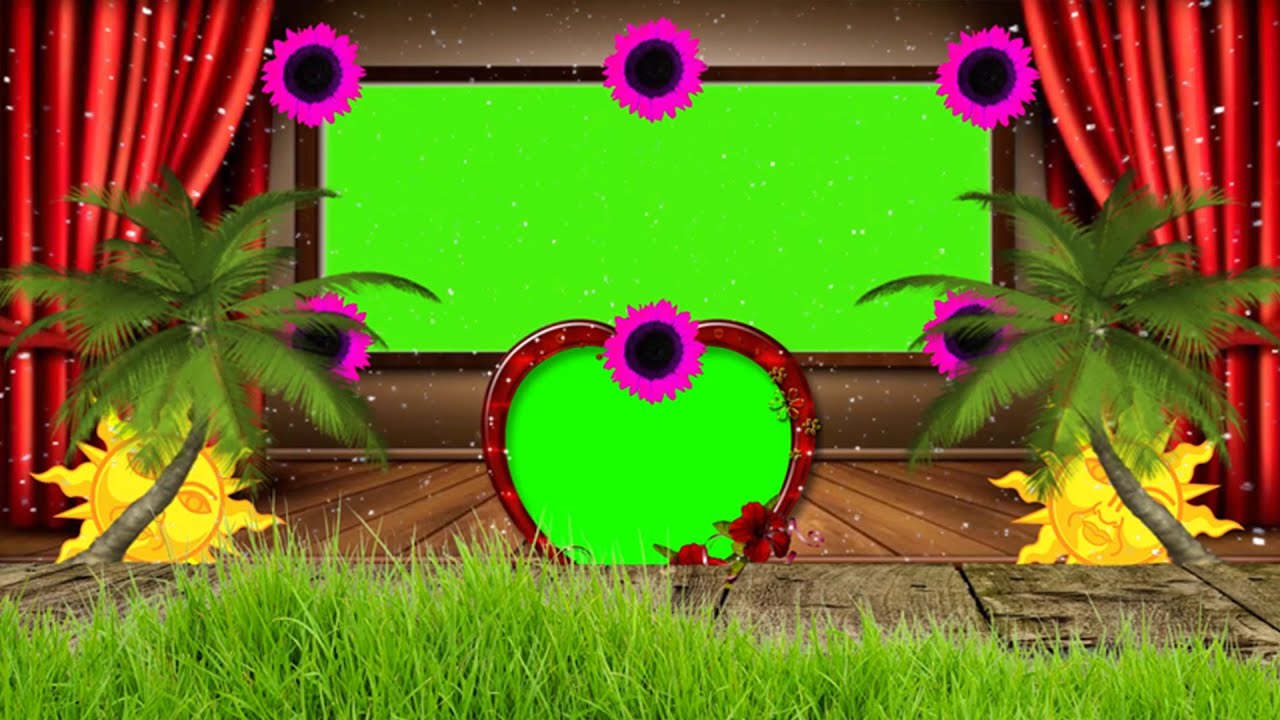 Wedding green screen effects hd video very Beautiful love frame ...