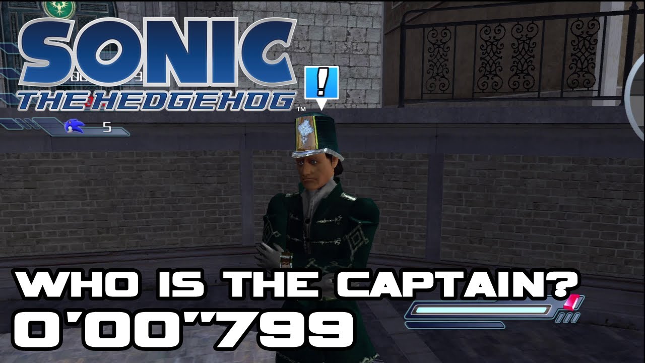 Sonic 06: Who is the Captain? Speed Run - 0'00"799 - YouTube