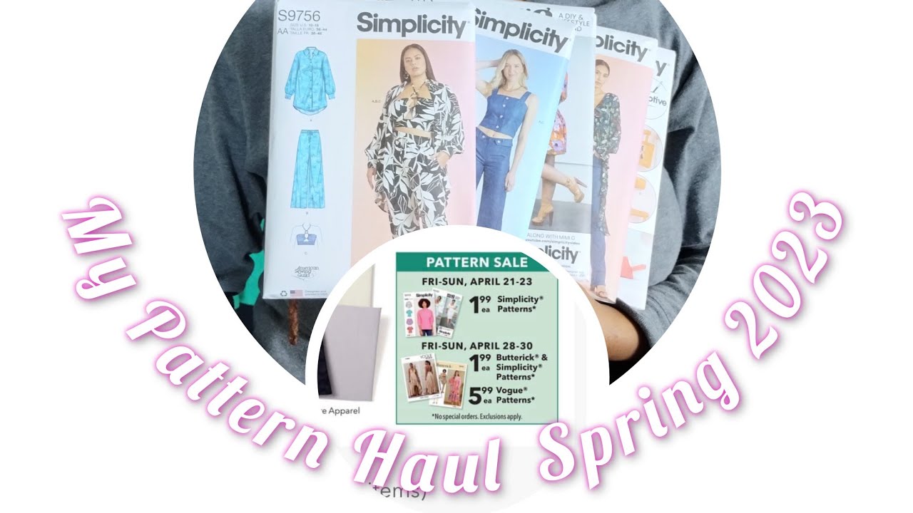 My Sewing Pattern Haul Spring 2023 #sewingpatterns #sewing #patternhaul ...