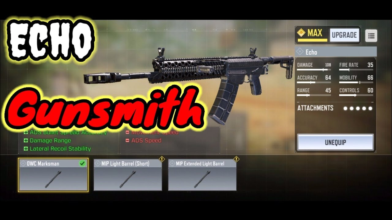 ECHO Short Gun BEST OP GUNSMITH MP COD Mobile Season 10 is here | CODM ...