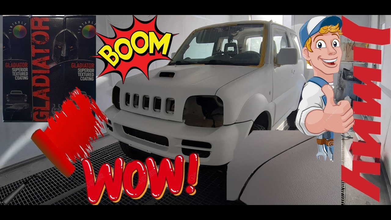 verniciatura "GLADIATOR " del JIMNY.. - YouTube