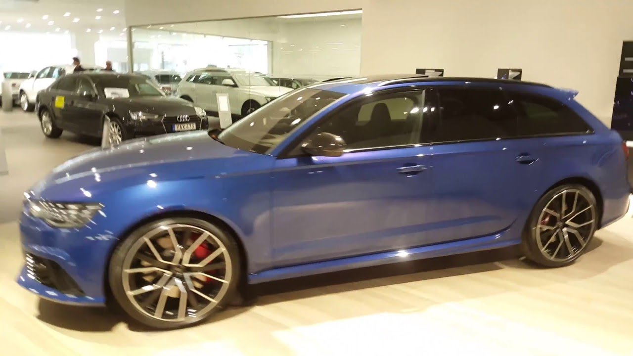 Ascari Blue Audi RS6 Performance in 4k Ultra HD - YouTube