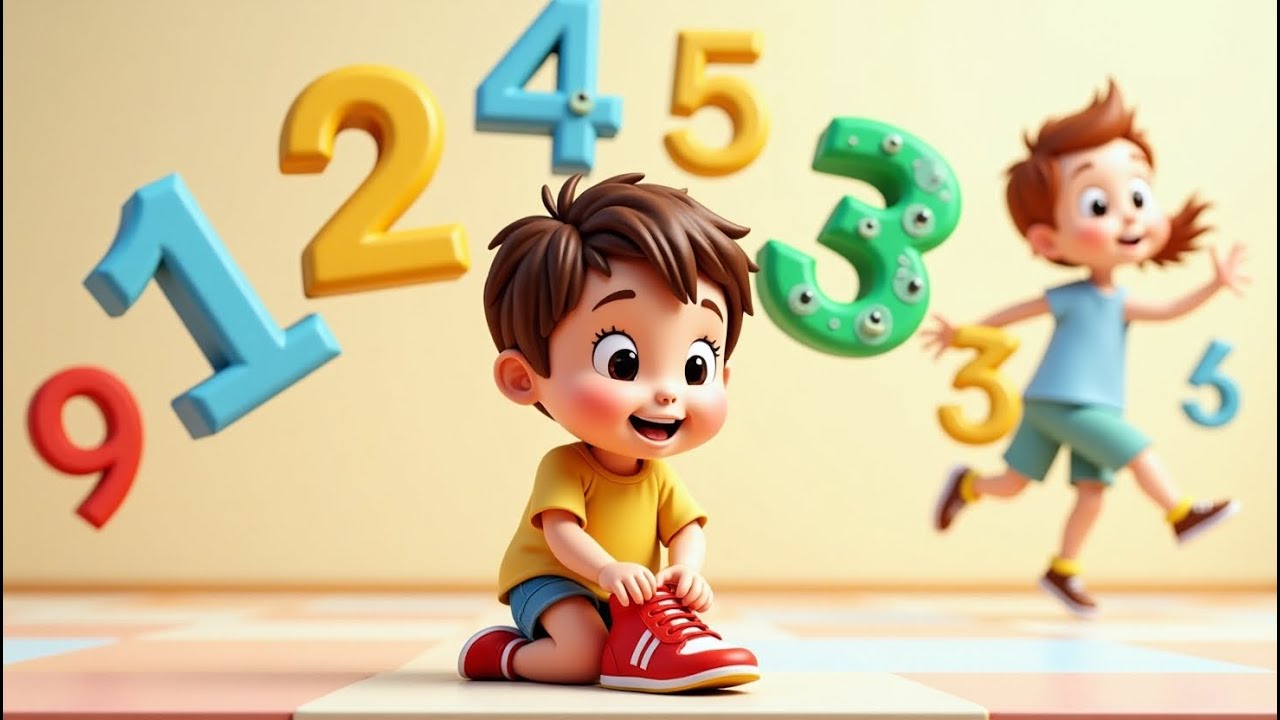 One Two Buckle My Shoe R1E0205 | Counting Songs for Kids | Jumpy Bumps ...