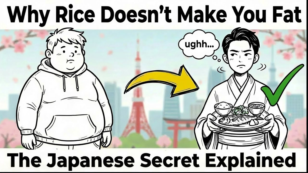 Why The Japanese Don't Get Fat By Rice! - YouTube