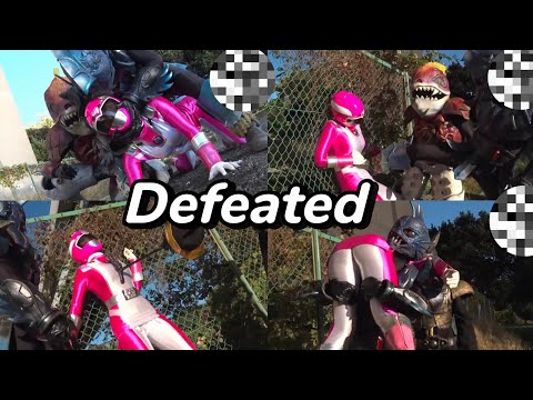 (GIGA TOKUSATSU) Jewel Pink VS The Devil Priest Jaruja and His Two Henchmen (Defeated) (Part 3)